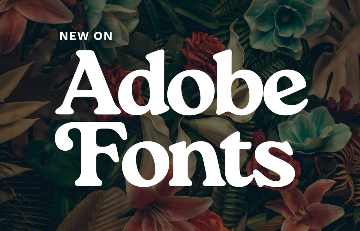 New on Adobe Fonts (Fall 2023)